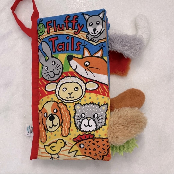 Jellycat | Toys | Jellycat Fluffy Tails Soft Book Sensory Soft Cloth ...